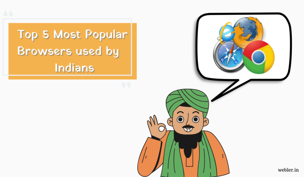 Top 5 Popular Browsers in INDIA - Webler-Magzine for Indian Genz